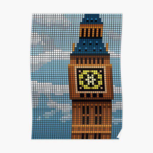 "Ben Pixel |" Poster by Desmo-Art | Redbubble