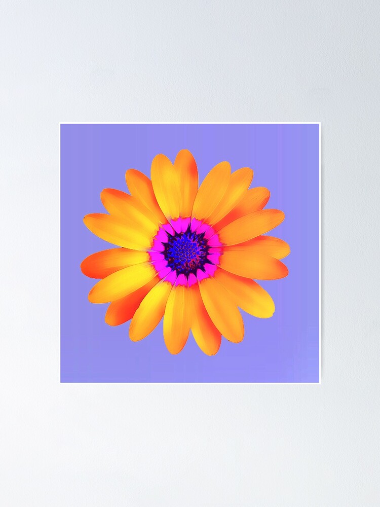 "Happy Flower" Poster for Sale by Sherenity | Redbubble