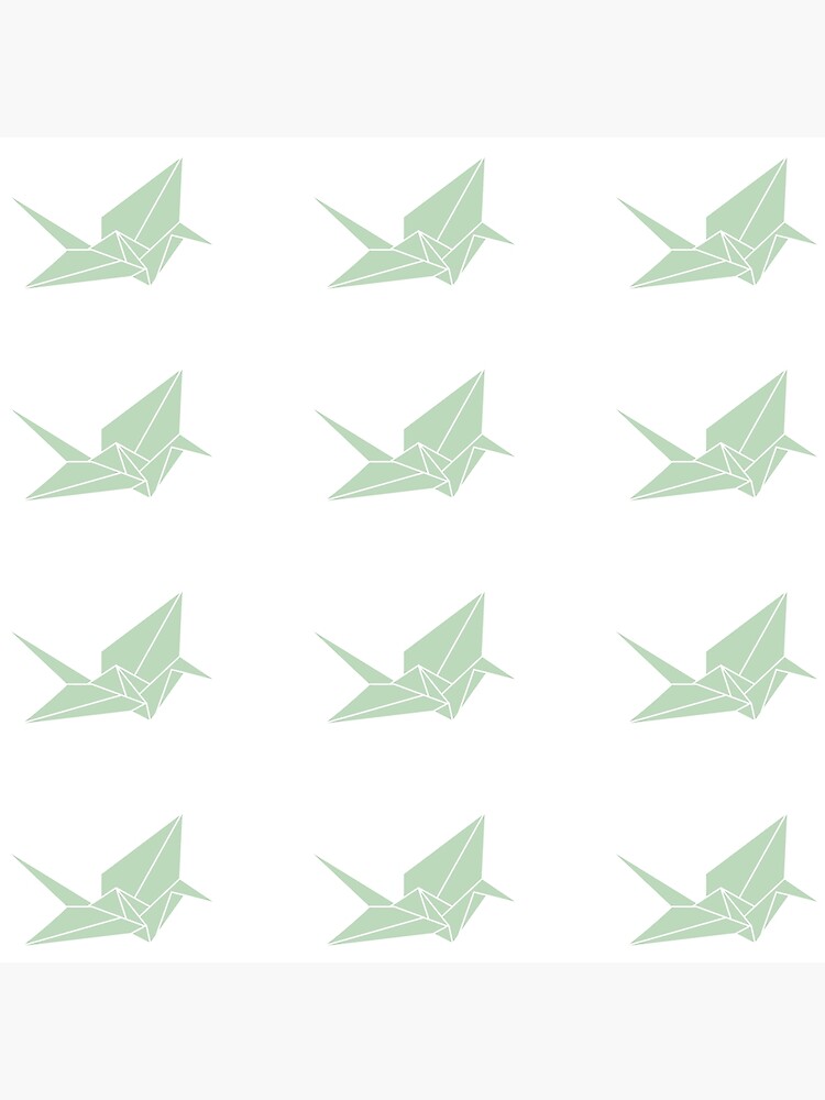 "sage japanese origami " Poster for Sale by NormaHelia | Redbubble