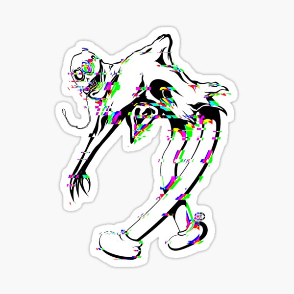 "Ondoyance - Ghostemane Noir (glitch)." Sticker for Sale by Ondoyance ...