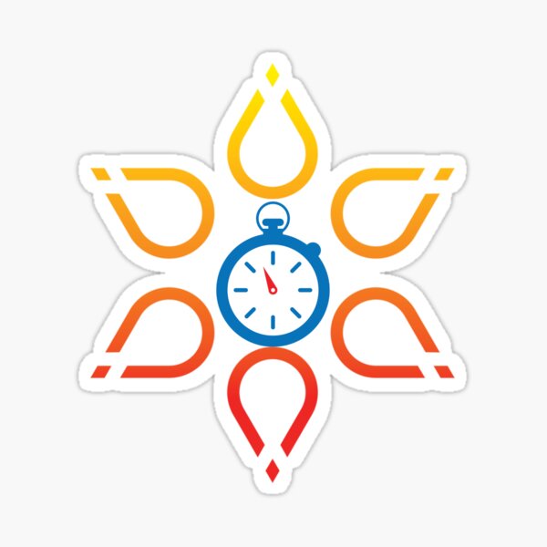 "Clock Ticking" Sticker by DEEPAKROYAL | Redbubble