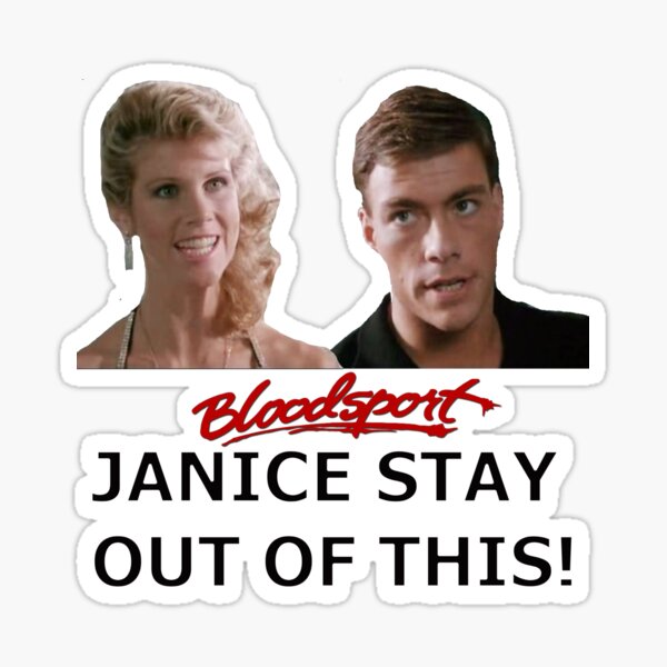 "Bloodsport - Frank & Janice " Sticker by Icepatrol | Redbubble