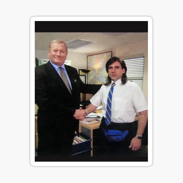 "Michael Scott, The Handshake Meme, The Office Memes ||" Sticker by ...