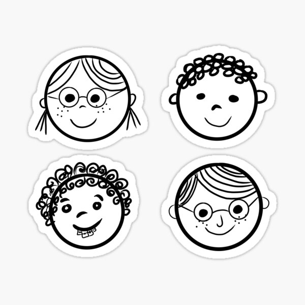 " Cartoon geek pack" Sticker for Sale by Tbtworld | Redbubble