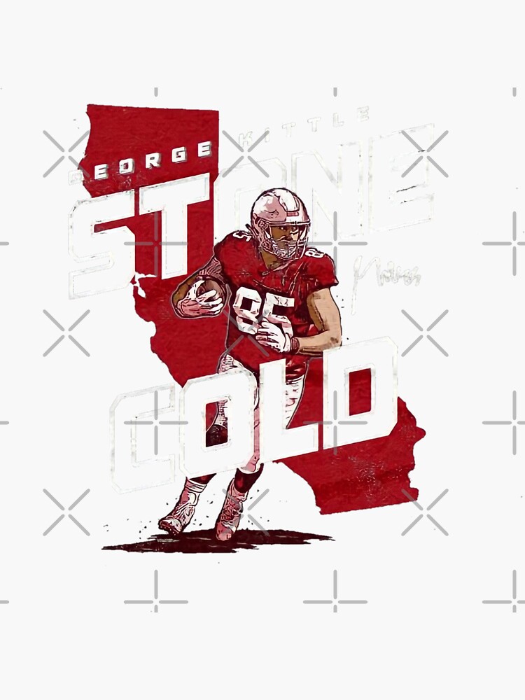 "George Kittle stone cold" Sticker by Simo-Sam | Redbubble