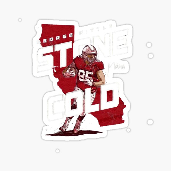 "George Kittle stone cold" Sticker by Simo-Sam | Redbubble
