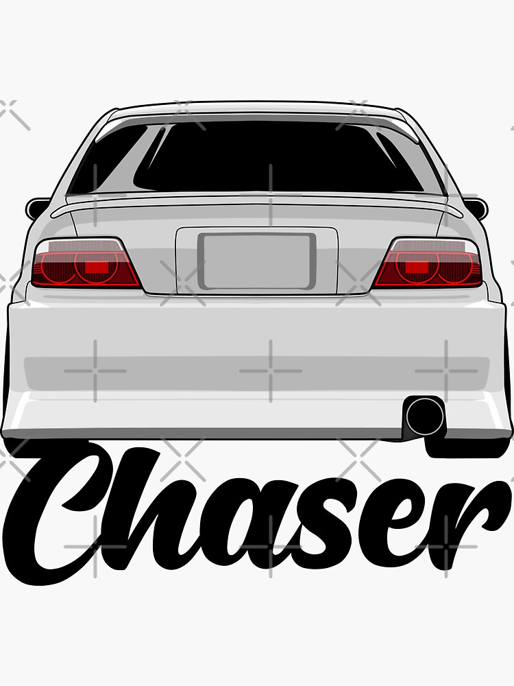 "Chaser JZX100" Sticker for Sale by JDMGalaxy | Redbubble