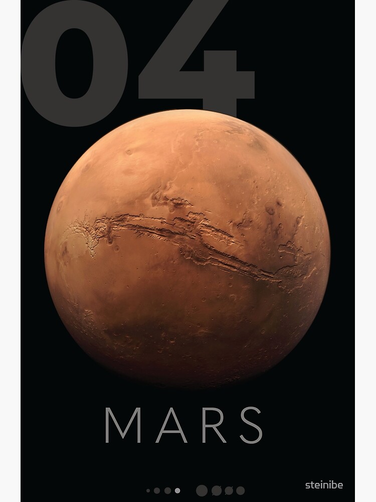 "Planet Mars Poster" Poster for Sale by steinibe | Redbubble