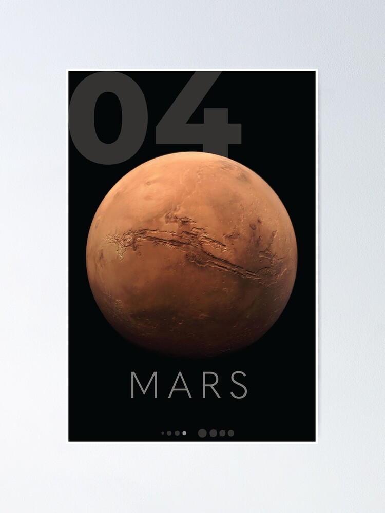 "Planet Mars Poster" Poster for Sale by steinibe | Redbubble