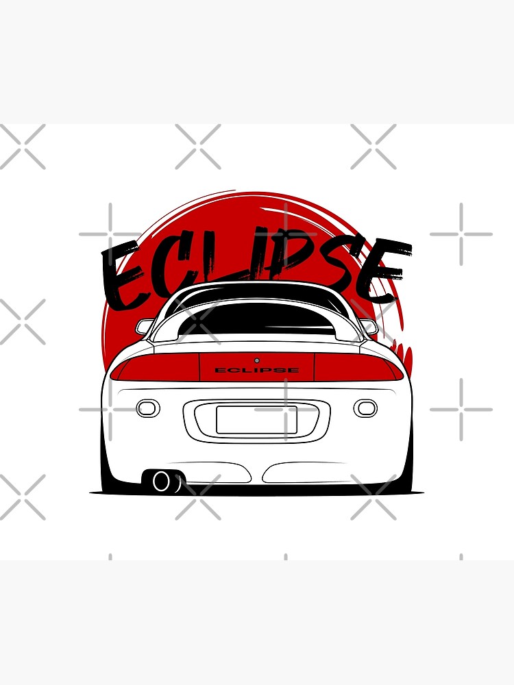 "Rear 2G Eclipse" Tapestry by goldentuners | Redbubble