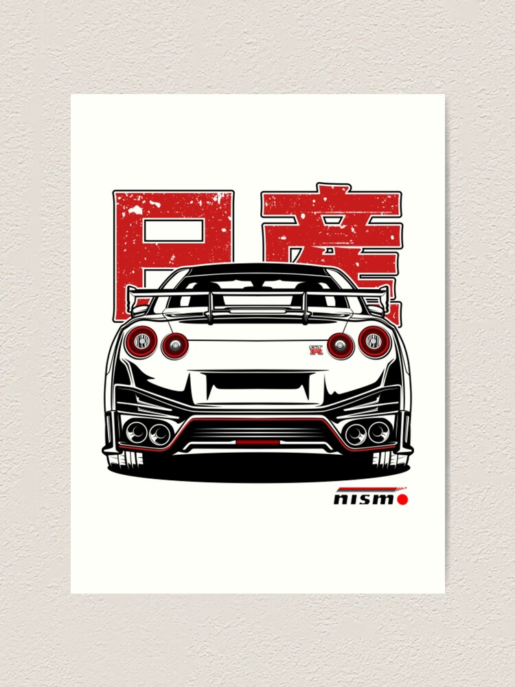 "Nissan Gtr Nissan GTR R35 Racing" Art Print for Sale by KaAnsDesign ...
