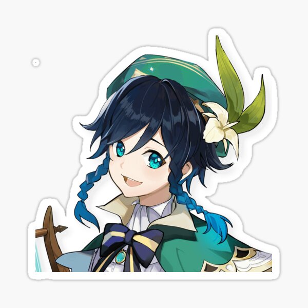 "Venti genshin impact " Sticker for Sale by 0kin-andre | Redbubble