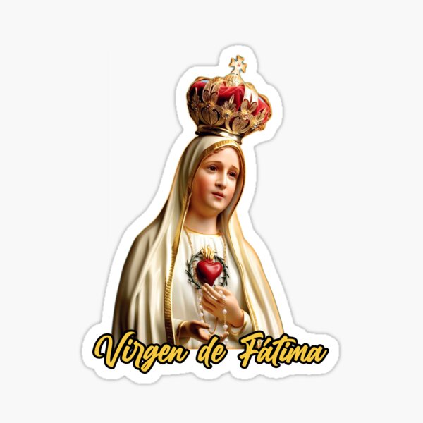 "Virgen de Fatima" Sticker for Sale by LeoZitro | Redbubble