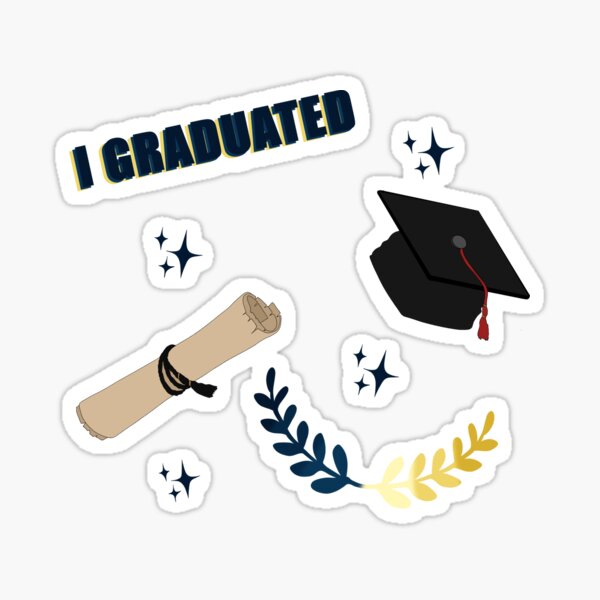 "Graduation Sticker Pack" Sticker for Sale by ZsDigitals | Redbubble