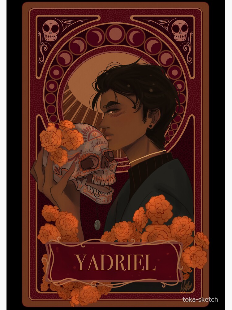 "Yadriel" Sticker by toka-sketch | Redbubble