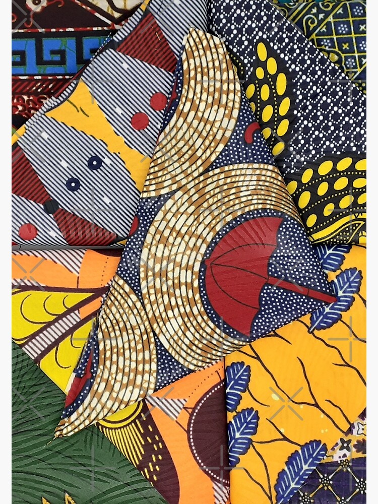 "African Fabric Collage Art Patterns [#232]" Poster for Sale by ...