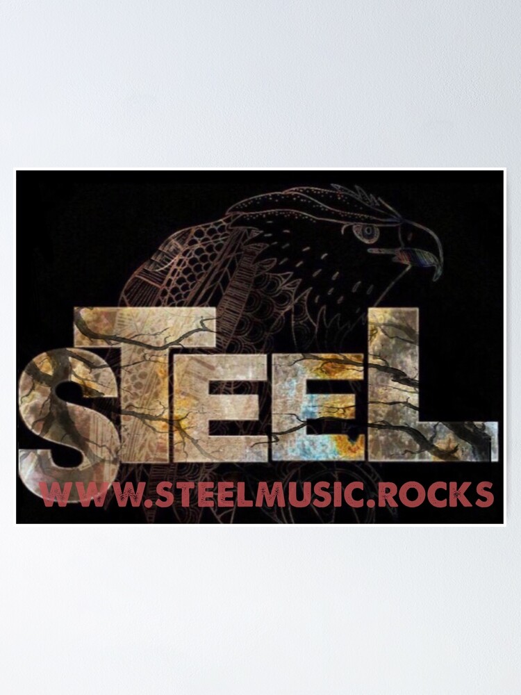 "Steel Hawk logo" Poster for Sale by steelmusic | Redbubble