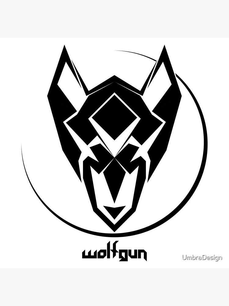 "Wolfgun (Geometric Logo)" Poster by UmbraDesign | Redbubble