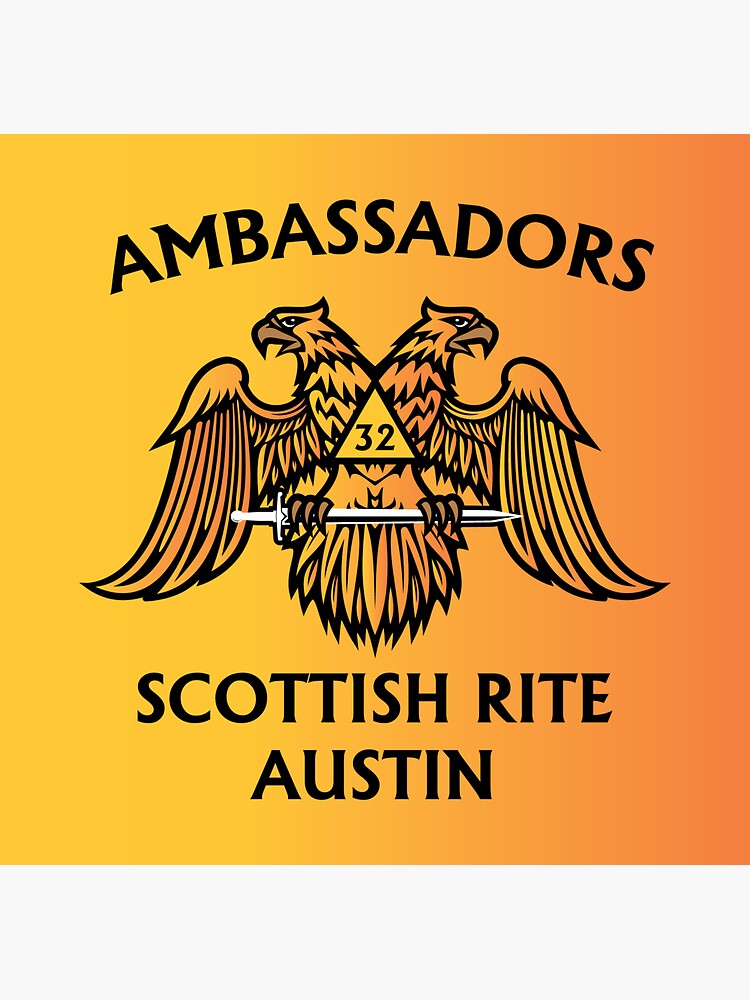 "Austin Scottish Rite - ambassadors" Sticker for Sale by AustinSR ...