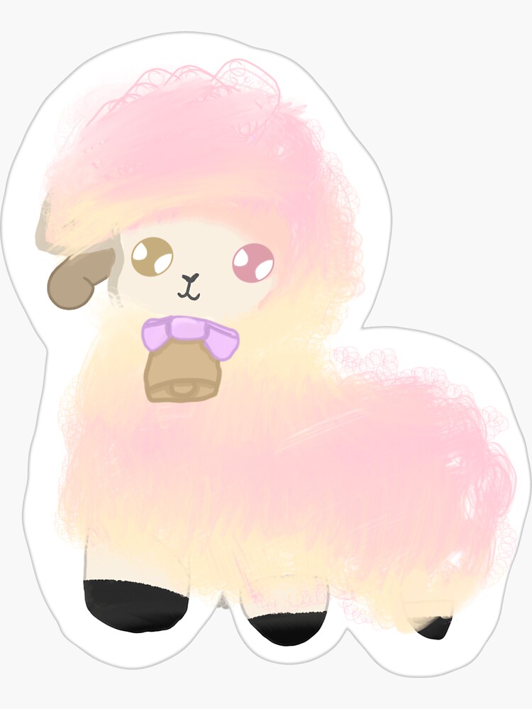 "Strawberry Lemon Llama" Sticker for Sale by andysoto69 | Redbubble