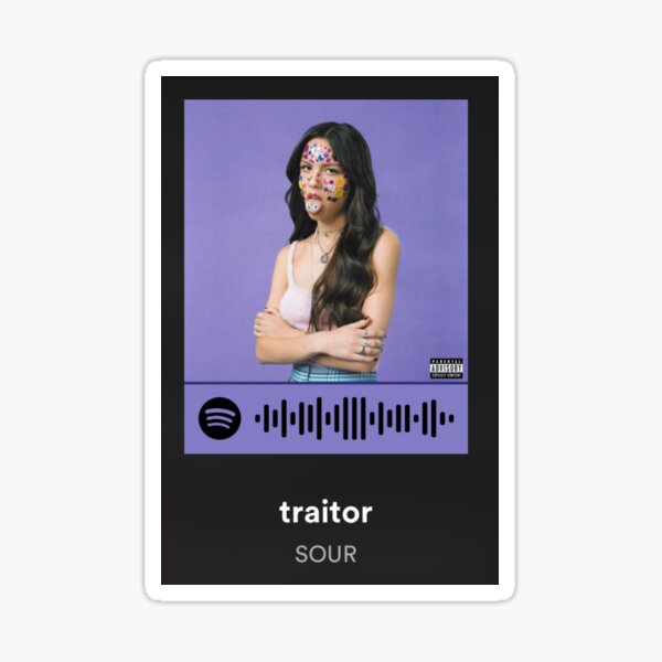 Traitor By Olivia Rodrigo Stickers | Redbubble