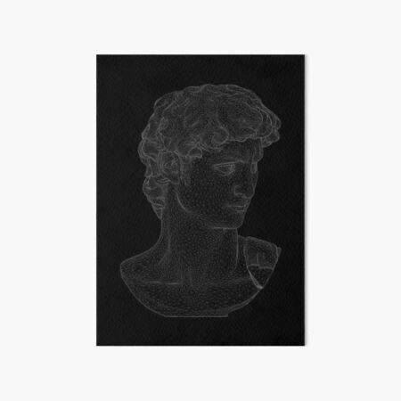 "David 3D Scan Statue." Art Board Print for Sale by emphatic | Redbubble