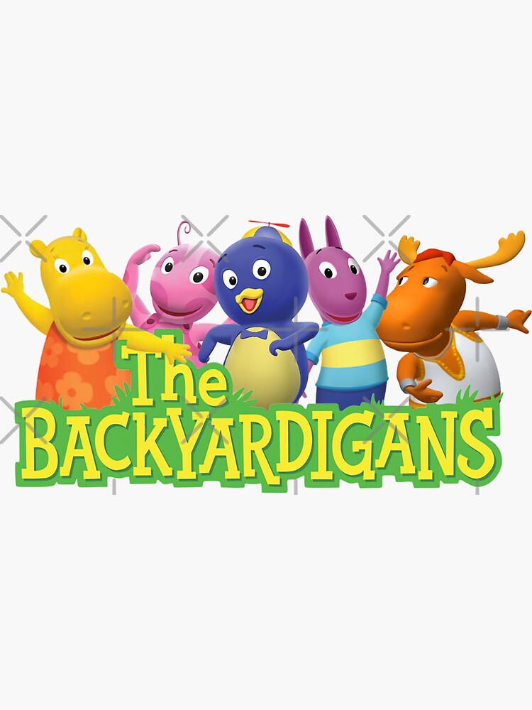"backyardigans funny" Sticker for Sale by marytrou | Redbubble