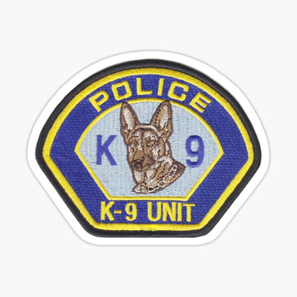 "Police Canine Unit" Sticker for Sale by lawrencebaird | Redbubble