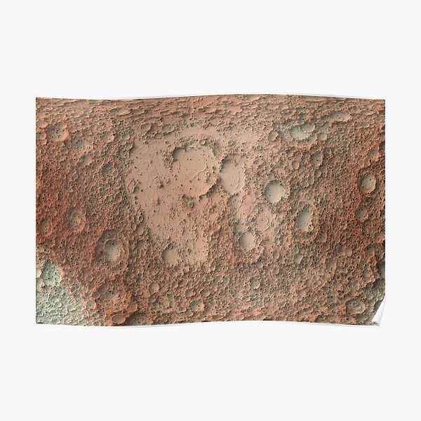 "Moon Relief Map 3D digitally-rendered Version 1" Poster for Sale by ...