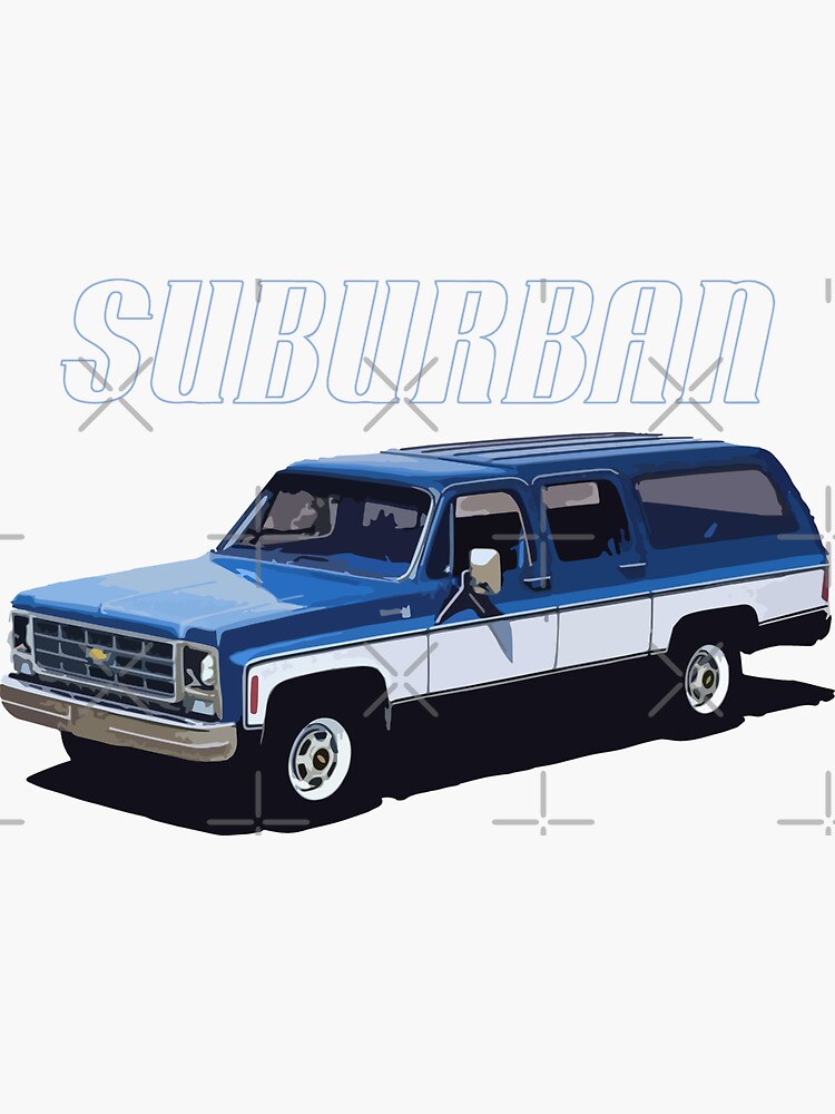 "1979 Chevy Suburban" Sticker by FromThe8Tees | Redbubble