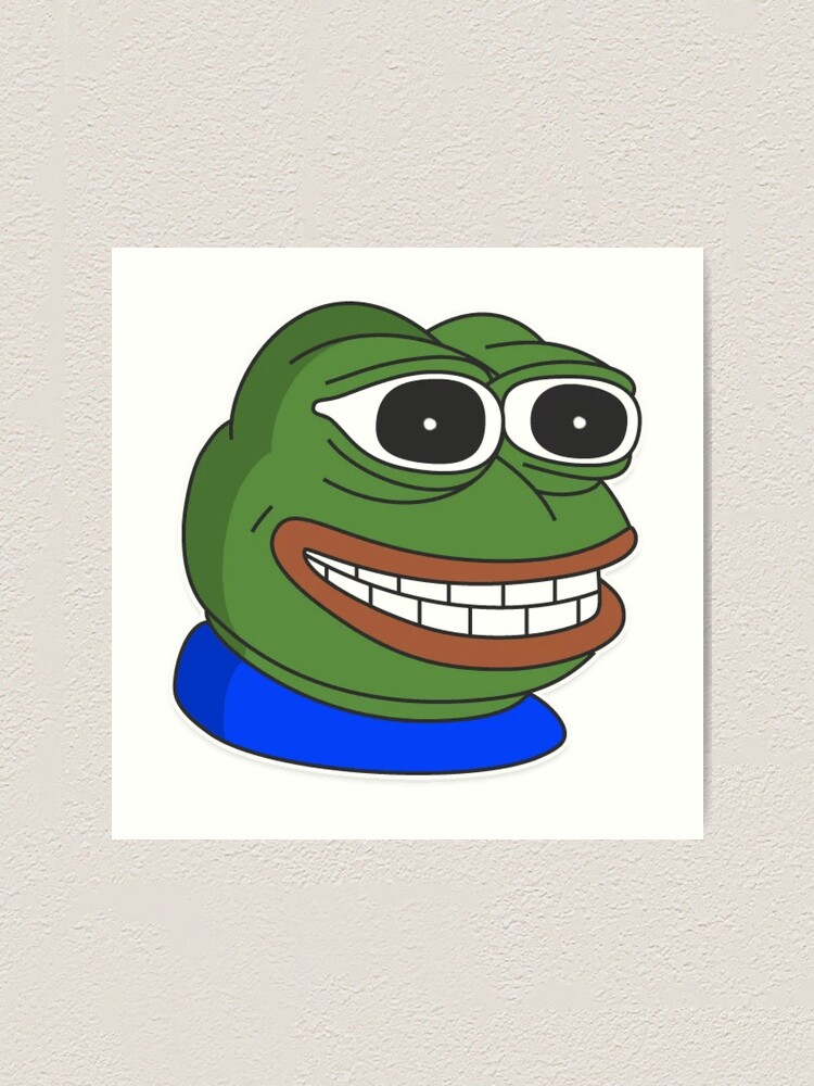"Pepe the frog big eyes, meme" Art Print for Sale by Alex-62 | Redbubble