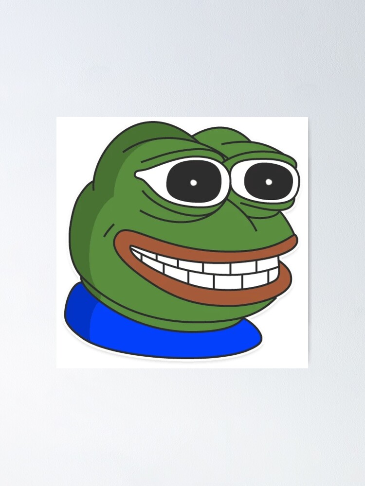 "Pepe the frog big eyes, meme" Poster by Alex-62 | Redbubble