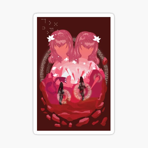 "Devola and Popola Negative Space" Sticker for Sale by SwensonaDesigns ...