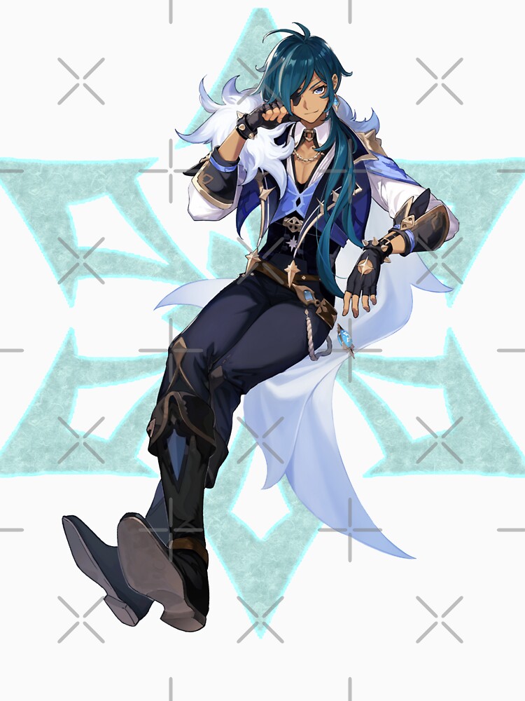 "Genshin impact Kaeya, Kaeya tits shirt, Kaeya Cryo symbol" T-shirt for ...