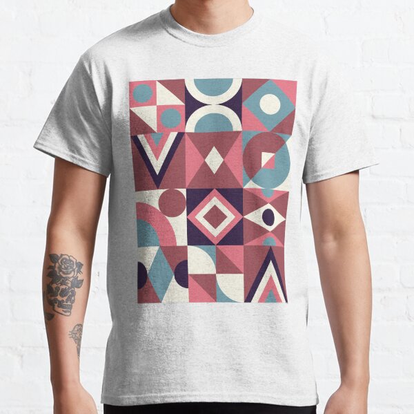 "Mid Century Geometric Shapes Pattern #2" T-shirt for Sale by ...