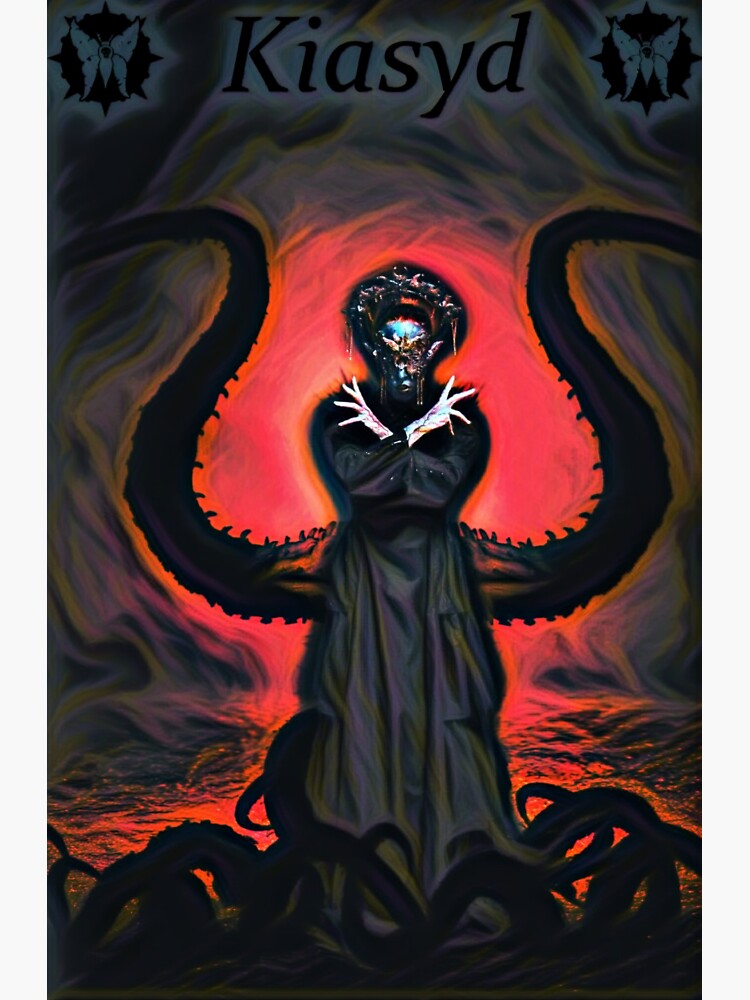 "Kiasyd design 1 cartoon red and black" Sticker for Sale by lady-eve ...