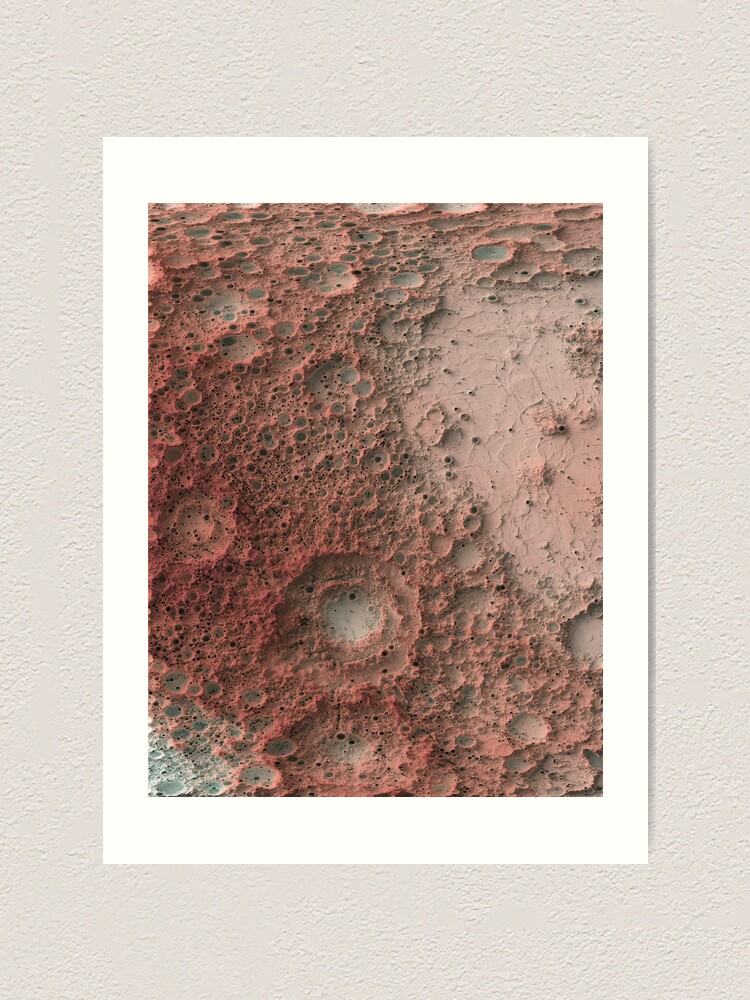 "Moon Relief Map 3D digitally-rendered Version 1" Art Print for Sale by ...