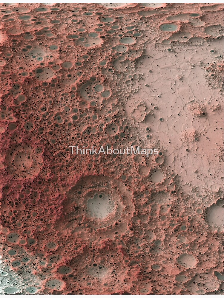 "Moon Relief Map 3D digitally-rendered Version 1" Art Print for Sale by ...