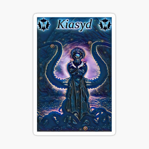 Pegatina «Kiasyd design 1 dibujos animados azul y morado» de lady-eve ...