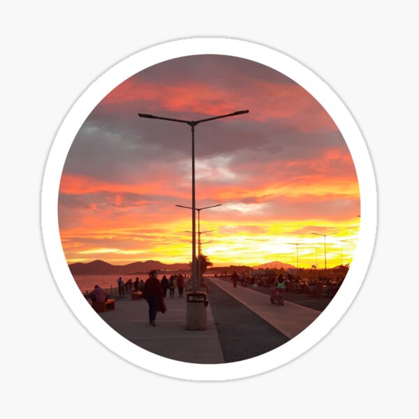 "sunset sticker aesthetic " Sticker by Clio890 | Redbubble