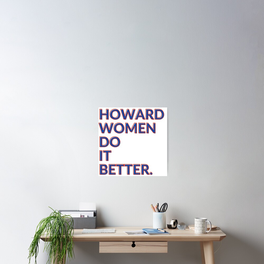 "HOWARD WOMEN DO IT BETTER - HOWARD UNIVERSITY STICKERS - HBCU STICKERS ...