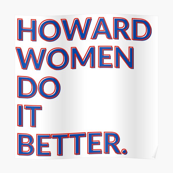 "HOWARD WOMEN DO IT BETTER - HOWARD UNIVERSITY STICKERS - HBCU STICKERS ...