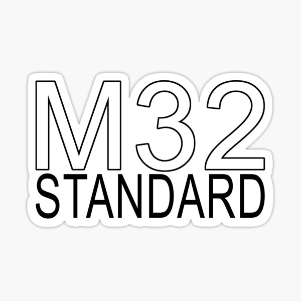 "M32 Standard Iain M Banks Culture Machine Encryption " Sticker for ...