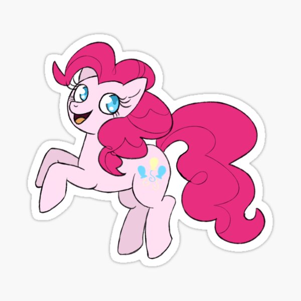 "Pinkie Pie" Sticker for Sale by undrrtddoormatt | Redbubble