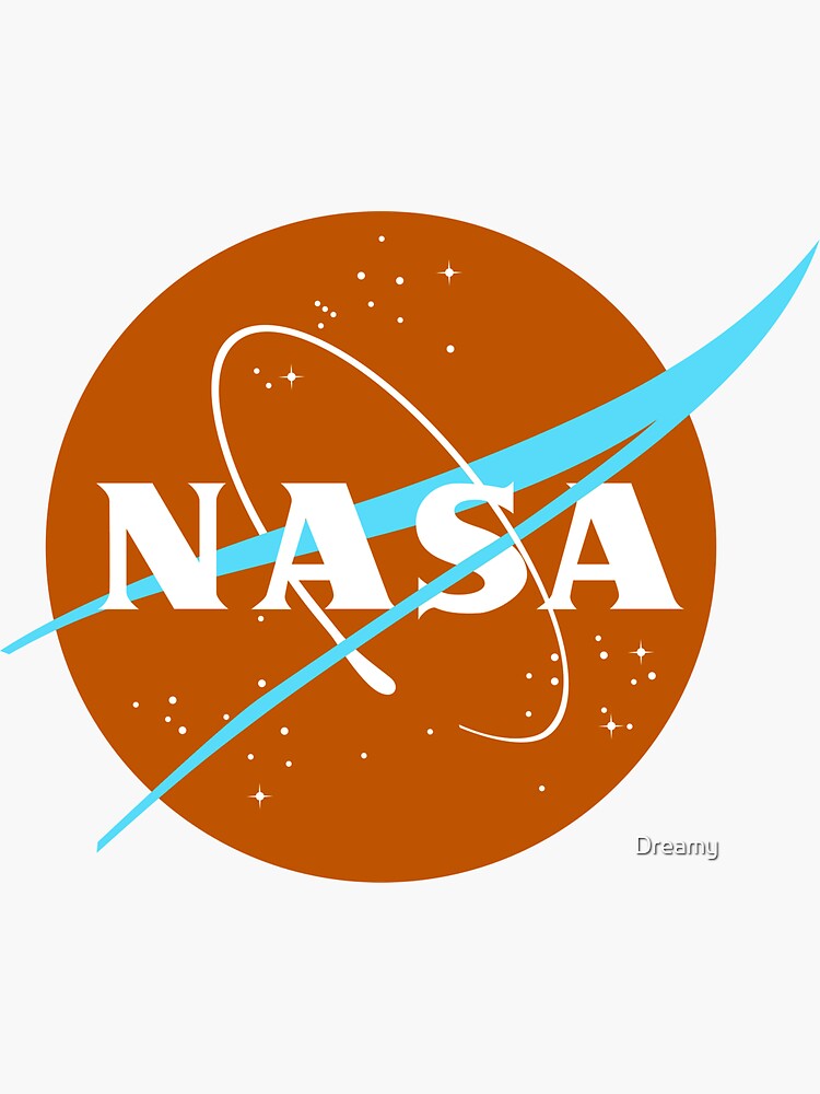 "Nasa Logo Orange" Sticker for Sale by BatuhanAnil | Redbubble