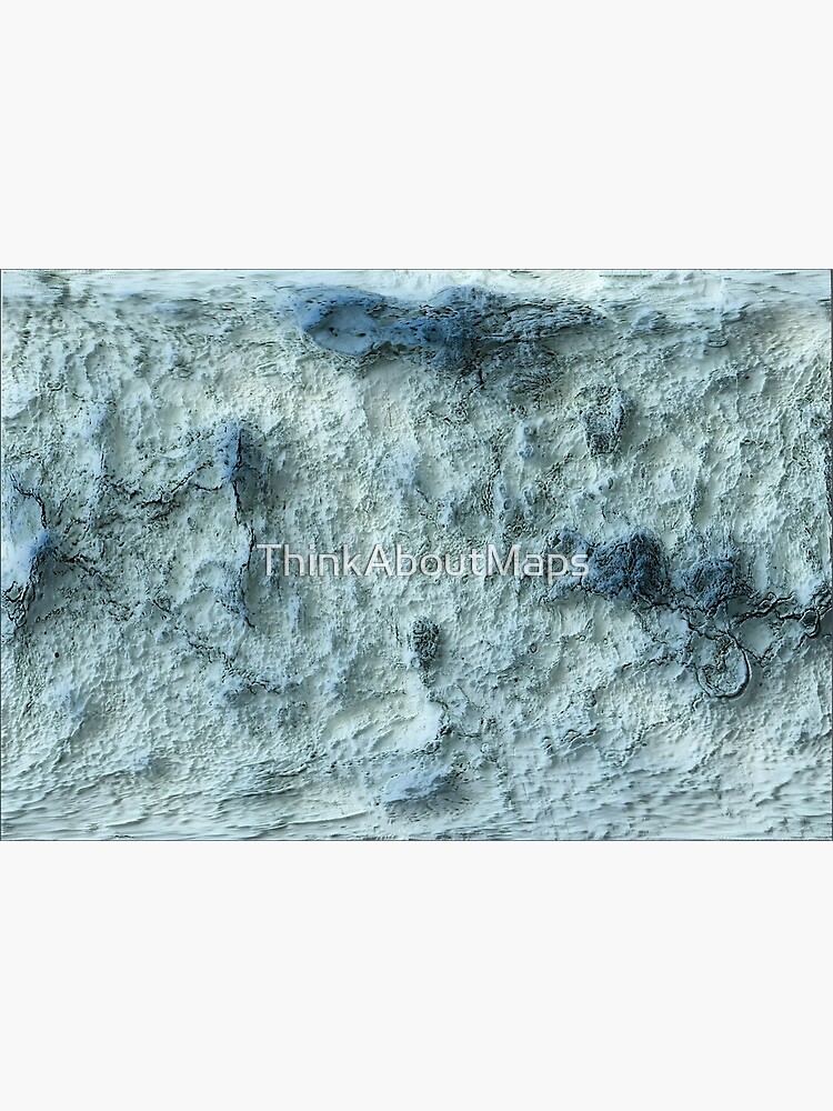 "Venus Planet Relief Map 3D digitally-rendered " Poster by ...