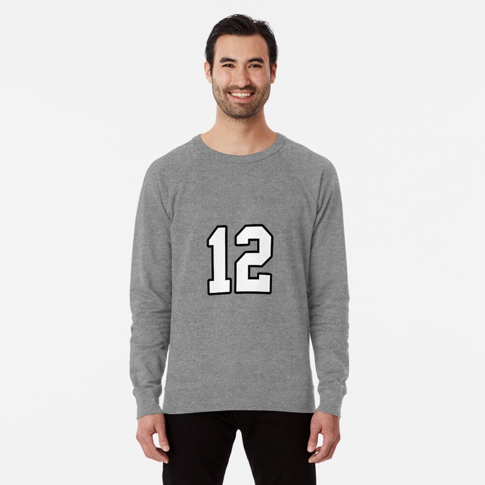 "Jersey number 12" Sticker for Sale by bellacommorato | Redbubble