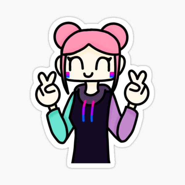 "Pride! Niki Niachu" Sticker for Sale by GiraffenGoggles | Redbubble