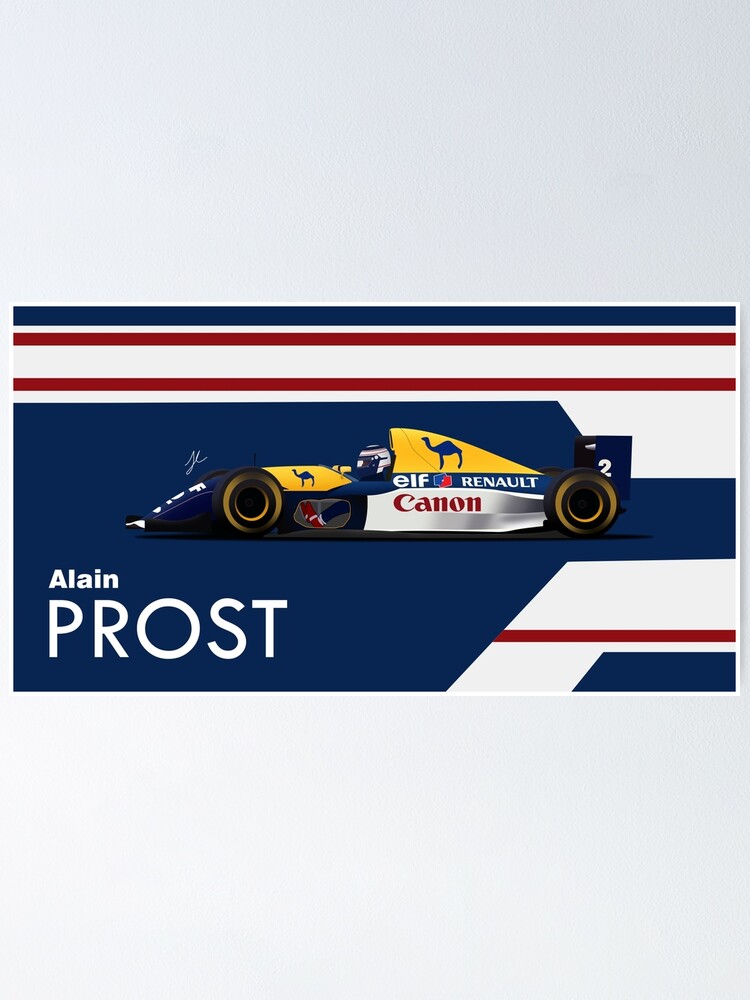 "Alain Prost Williams" Poster for Sale by Dibujoa-store | Redbubble