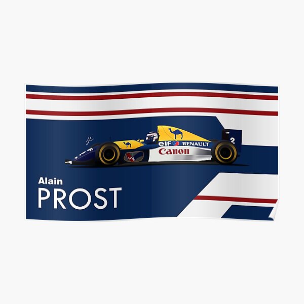 "Alain Prost Williams" Poster for Sale by Dibujoa-store | Redbubble